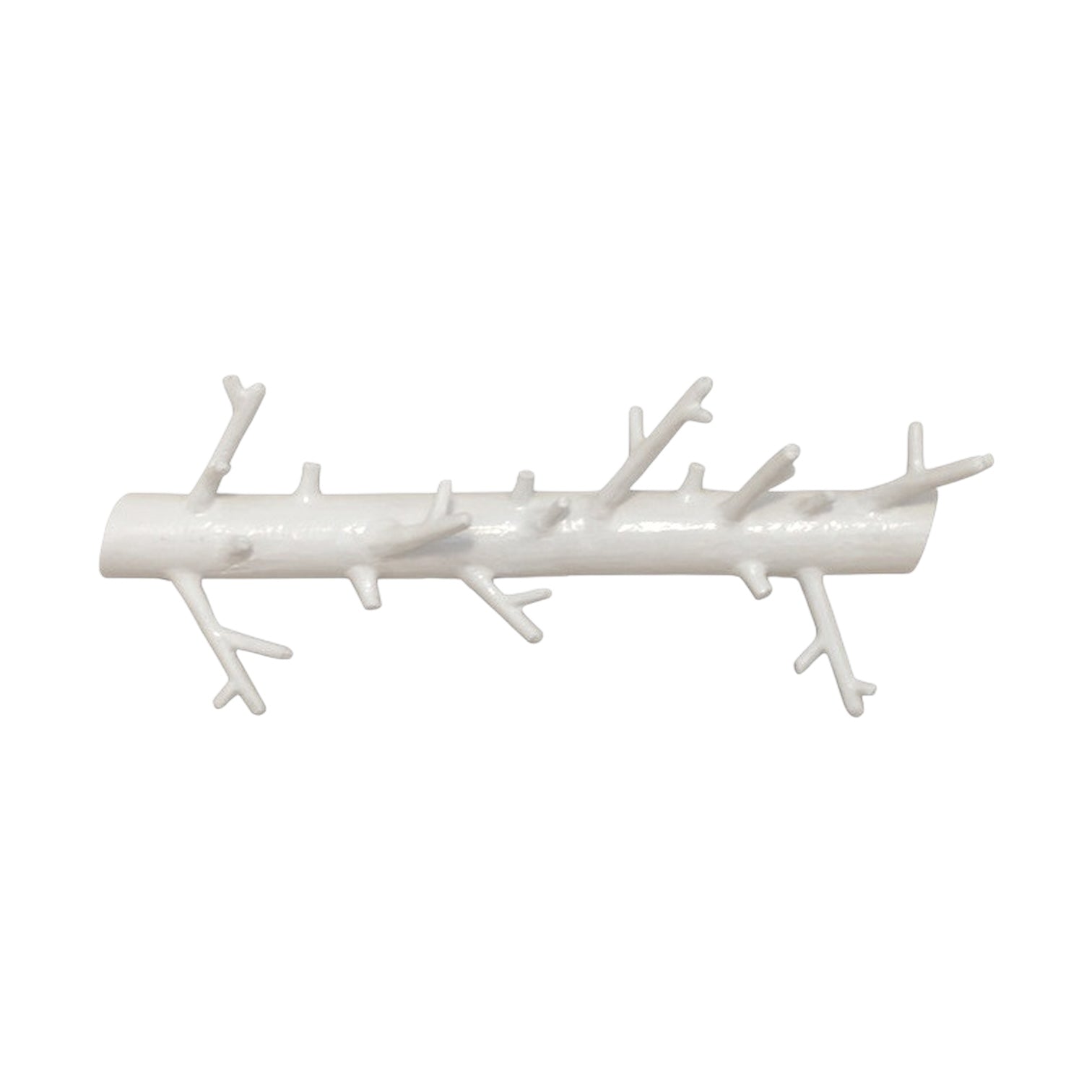 Branch™ Hook Long White, Solid Cast Iron – Bosign